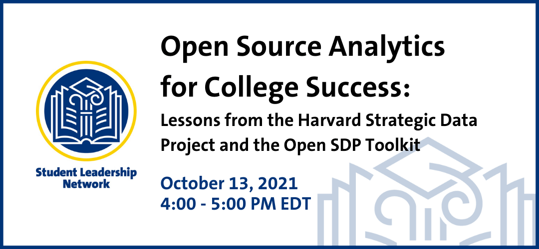 Open Source Analytics for College Success
