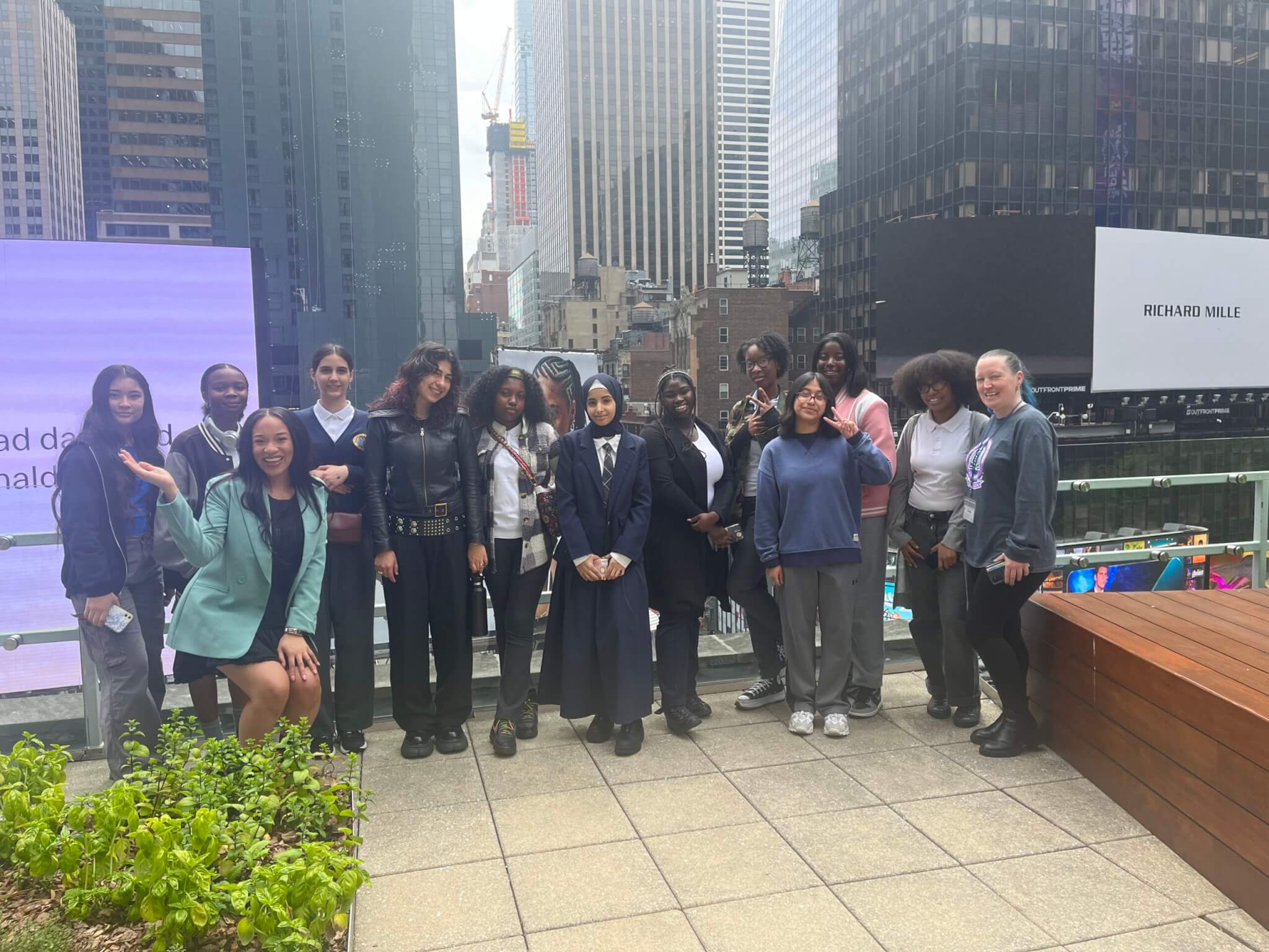 Students Go Behind the Scenes at BET Networks